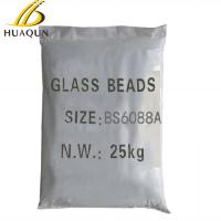 China Road Marking Reflective Glass Beads Transparent With High Refractive Index for sale