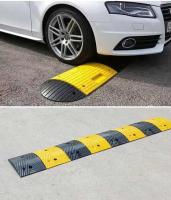 China HUA QUN Parking Speed Bumps Yellow And Black Road Bumps And Humps for sale