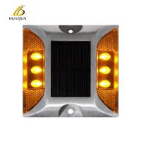 China LED Solar Flashing Road Studs Waterproof For Traffic Sign Usage And Safety for sale
