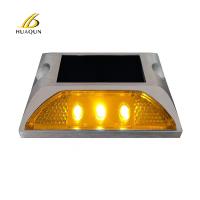 China Cast Aluminum LED Solar Road Studs For Road Traffic Safety Warning for sale