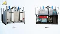 China Hydraulic Double Cylinder Thermoplastic Kneading Machine For Thermoplastic Paint Line Marking for sale