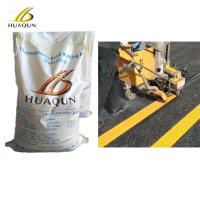 China Good Leveling Hot Melt Road Marking Paint 5% Premixed Glass Beads Long Lasting Eco-friendly for sale