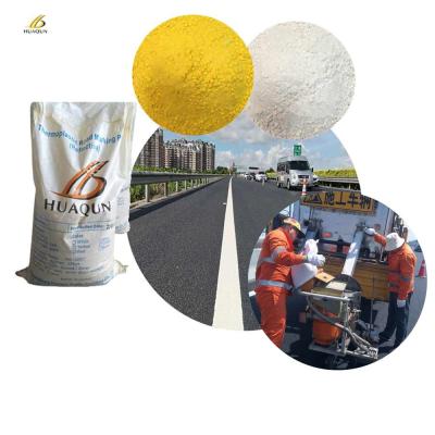 China Africa Popular Reflective Thermoplastic Road Marking Paint Thermoplastic Marking Materials for sale