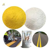 China Thermoplastic Powder Coating Strong Wear Resistance Road White Yellow Safety Line Painting Material Road Paint for sale