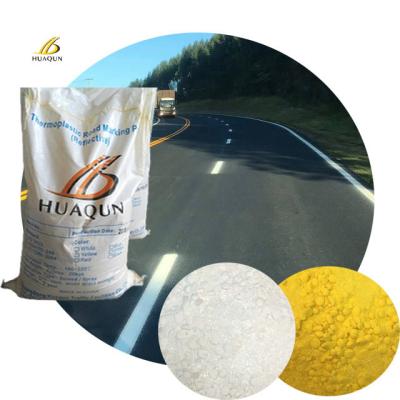 China Weather Resistance Hight Reflective City Road Thermoplastic Pavement Line Marking Powder Paint for sale