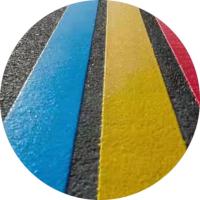 China Long-Lasting And Safe Thermoplastic Paint For Road And Parking Lot Striping for sale
