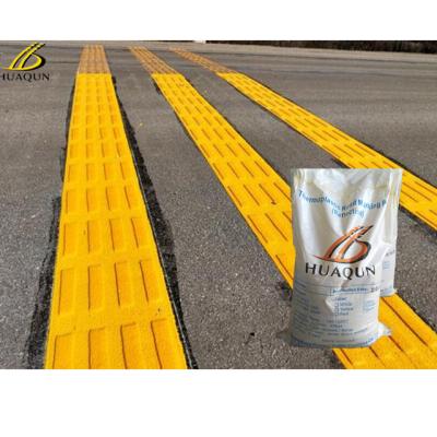 China Yellow White Convex Thermoplastic Paint For Road Marking Vibrate Dots Road Line for sale