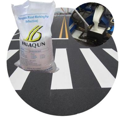 China Hot-melt Reflective Coatings  For Traffic Road Marking In Yellow White Custom Colors for sale