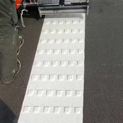 China Convex Thermoplastic Road Marking Paint Raised Profile Tactile Feedback High Visiblity for sale