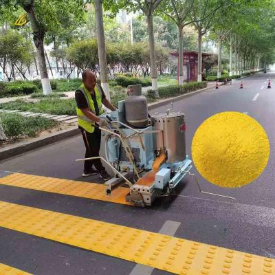 China Waterproof UV Resistant Thermoplastic Road Marking Paint High Retroreflective With Glass Beads for sale