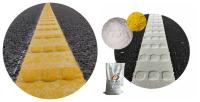 China Quick-drying Strong Wear Resistance Strong Adhesion High Quality Customizable White Yellow Convex Thermoplastic Road Marking Paint Manufacturer for sale