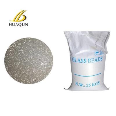 China Glass Beads / Glass Microspheres For Highway Thermoplastic Road Marking Paint BS6088A 6088B HUAQUN Chinese Factory for sale