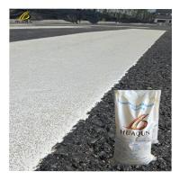 China Fast Dry High Reflective White Thermoplastic Road Marking Paint With 15% Premixed Glass Beads For Road Line Marking for sale