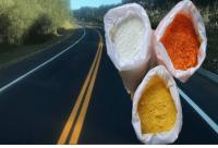 China Strong And Long-Lasting Road Markings With Thermoplastic Paint For Highway And Urban Road for sale