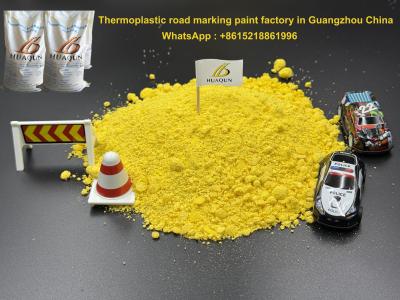 China Abrasion Resistant Thermoplastic Road Marking Paint With Reflective Glass Beads for sale