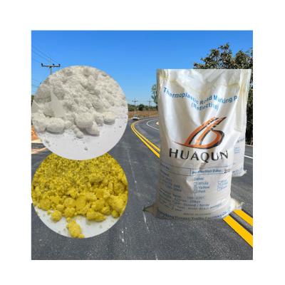 China Good Quality HUA QUN White And Yellow Thermoplastic Road Marking Paint for sale