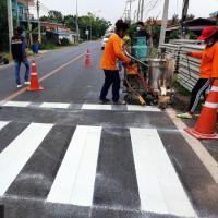 China Factory Price Reflective Thermoplastic Hot-Melt Road Marking Paint Yellow and White Colors Spray Application for sale