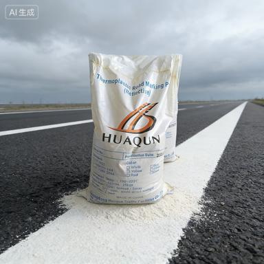 China Fast Drying Thermoplastic Road Marking Paint with High Visibility Glass Beads for Durable Road Safety Coating for sale