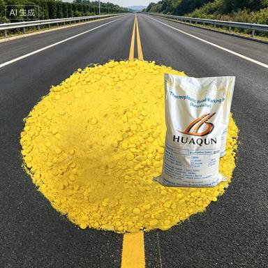 China Strong Adhesion and Slip Resistance Thermoplastic Road Marking Material for Traffic Line Marking for sale