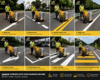 China Hand Push Thermoplastic Road Marking Machine Screed Type Road Line Marking Equipment for sale