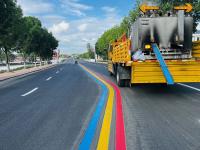 China OEM Red Reflective Thermoplastic Road Marking Paint for Traffic Lines for sale