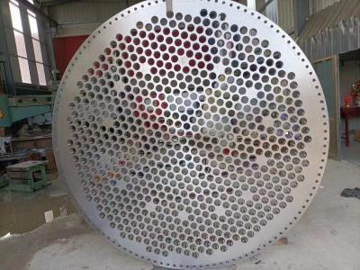 China Stainless Steel Tube Sheet Baffle Plate DN15-DN1500N 40-6000mm OD Heat Exchanger Component for sale