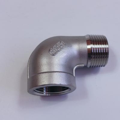 China 1 Inch Stainless Steel 90 Degree Elbow Class 150 M/F Threaded Fitting AISI 304/L for sale