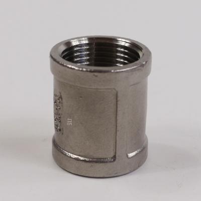 China ASTM A351 CF8 Stainless Steel Cast Threaded Banded Coupling 1¼
