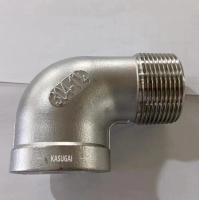 China 304 Stainless Steel Cast Threaded 90 Degree Elbow Class 150 MSS SP-114 1/2 to 4 Inch for sale