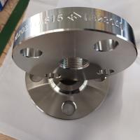 China SUS304 10K PTFF Threaded Flat Face Flange - 3/8