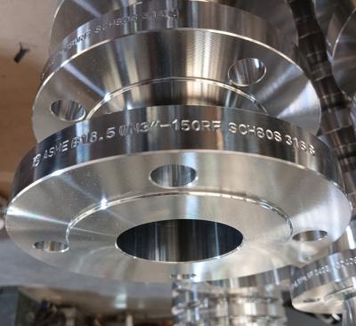 China ASTM A182 F316/L ANSI B16.5 Weld Neck Raised Face Flange Class 150, 1/2