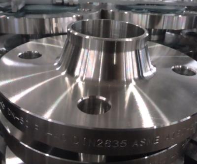 China DIN2635 PN40 AISI 316L Stainless Steel Weld Neck Flange DN10 to DN400 for sale