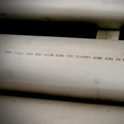 China ASME B36.19 Welded Stainless Steel Pipe SCH 40S ASTM A790 8-60 Inch 2-100mm Wall for sale
