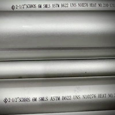 China ASTM B622 UNS N10276 Seamless Hastelloy C-276 Pipe 2-1/2