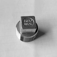 China ASTM A351 Stainless Steel Square Head Plug Threaded Fittings 1/8