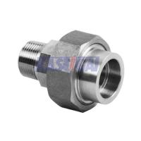 China ASTM A351 Stainless Steel Union Flat Seat M F Threaded 1/2 to 4 Inch Class 150 3000 for sale