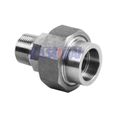 China ASTM A351 Stainless Steel Union Flat Seat M F Threaded 1/2 to 4 Inch Class 150 3000 for sale