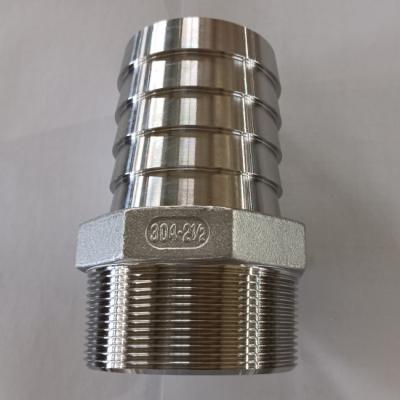 China MSS SP-114 Stainless Steel Cast Threaded Hexagon Hose Nipple AISI 304/L CL150 1/2