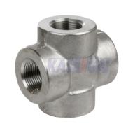 China ASTM A403 WP304 ASME B16.11 Forged Threaded Cross 1/8