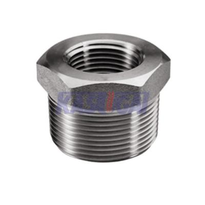 China ASTM A182 F316 ASME B16.11 High Pressure Stainless Steel Forged Hex Head Bushing - 1/8