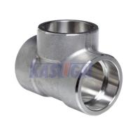 China ASTM A182 Stainless Steel Socket Weld Straight Tee 1/8
