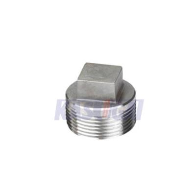 China ASME B16.11 Stainless Steel Square Head Plug F316 1/8