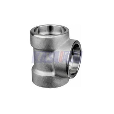 China ASTM A105 Carbon Steel Forged Socket Weld Tee 1/8