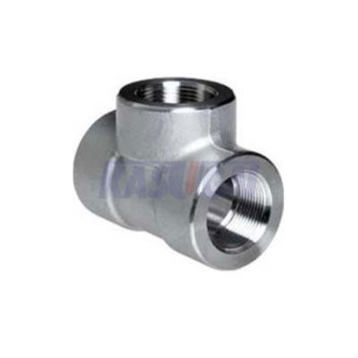 China ASTM A105 ASME B16.11 Carbon Steel Forged Threaded Tee 1/8