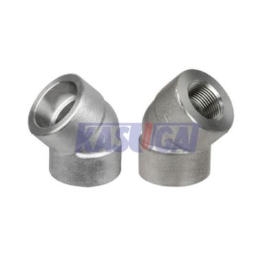 China ASME B16.11 Stainless Steel High Pressure 45° Elbow - 1/8