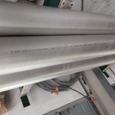 China ASTM A312 304/L SCH40S 5-inch Seamless Stainless Steel Pipe - 20ft to 40ft Length Options for sale