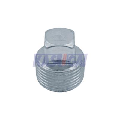 China ASTM A234 Carbon Steel Threaded Square Head Plug 1/8