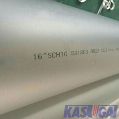 China ASTM A928 S31803 Super Duplex Stainless Steel EFW Pipe 1/8