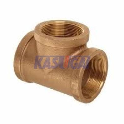 China ASTM B467 C71500 Copper Nickel Forged Threaded Straight Tee 1/8
