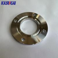 China JIS SUS304 VG-FF 65A Stainless Steel Vacuum Full Face Flange OD145mm 10mm Thick for sale